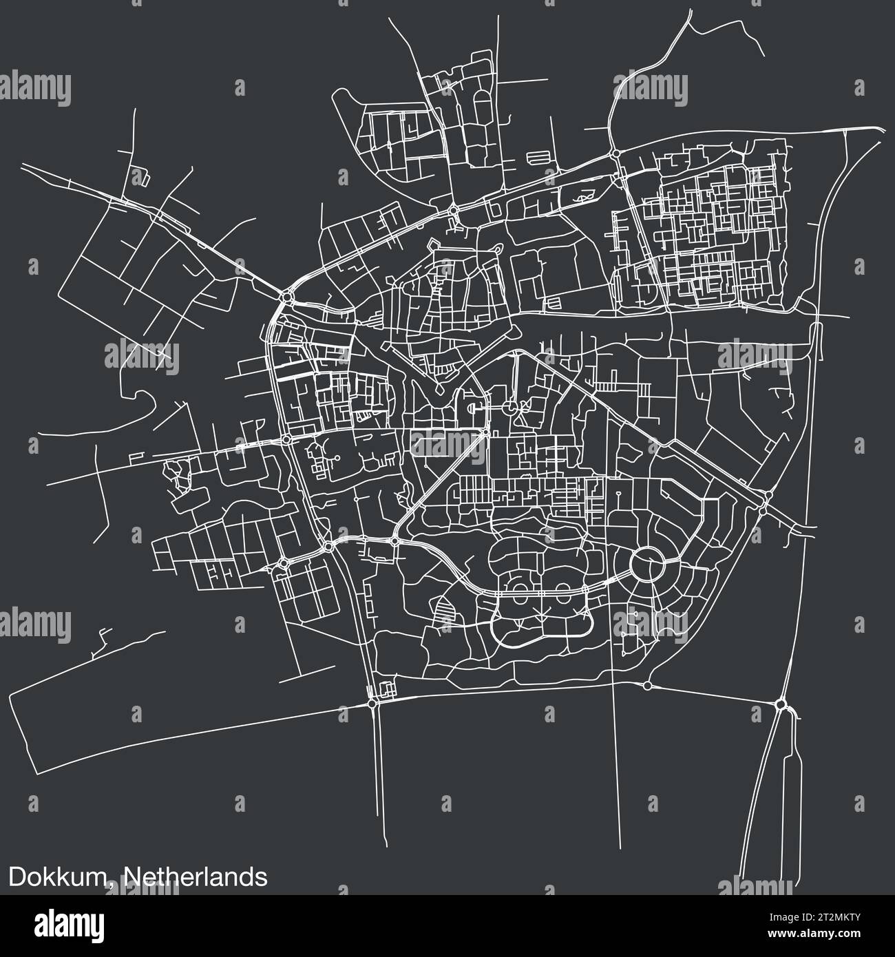 Map of dokkum hi-res stock photography and images - Alamy