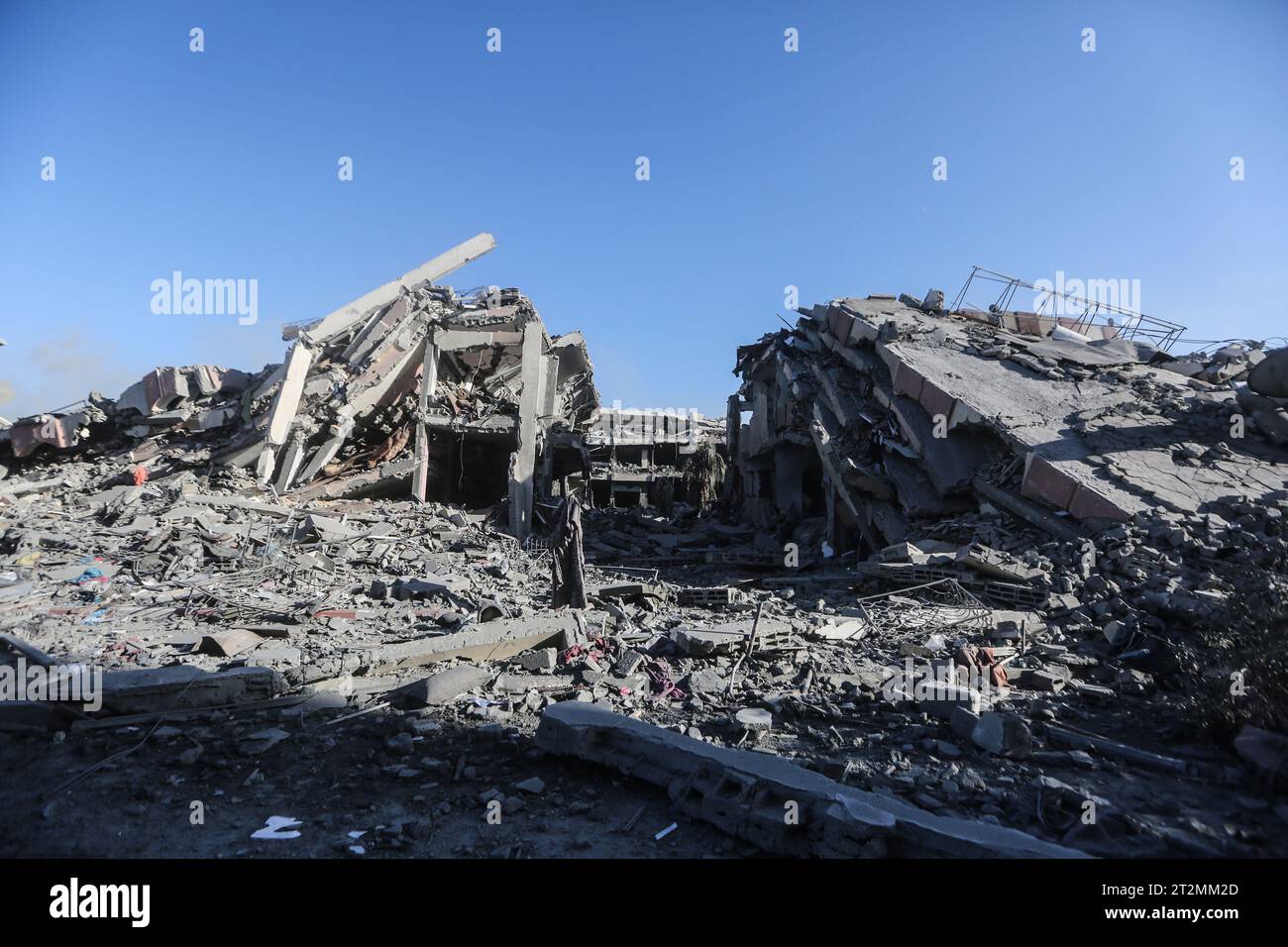 Al Zahra, Palestinian Territories. 20th Oct, 2023. A general view of ...