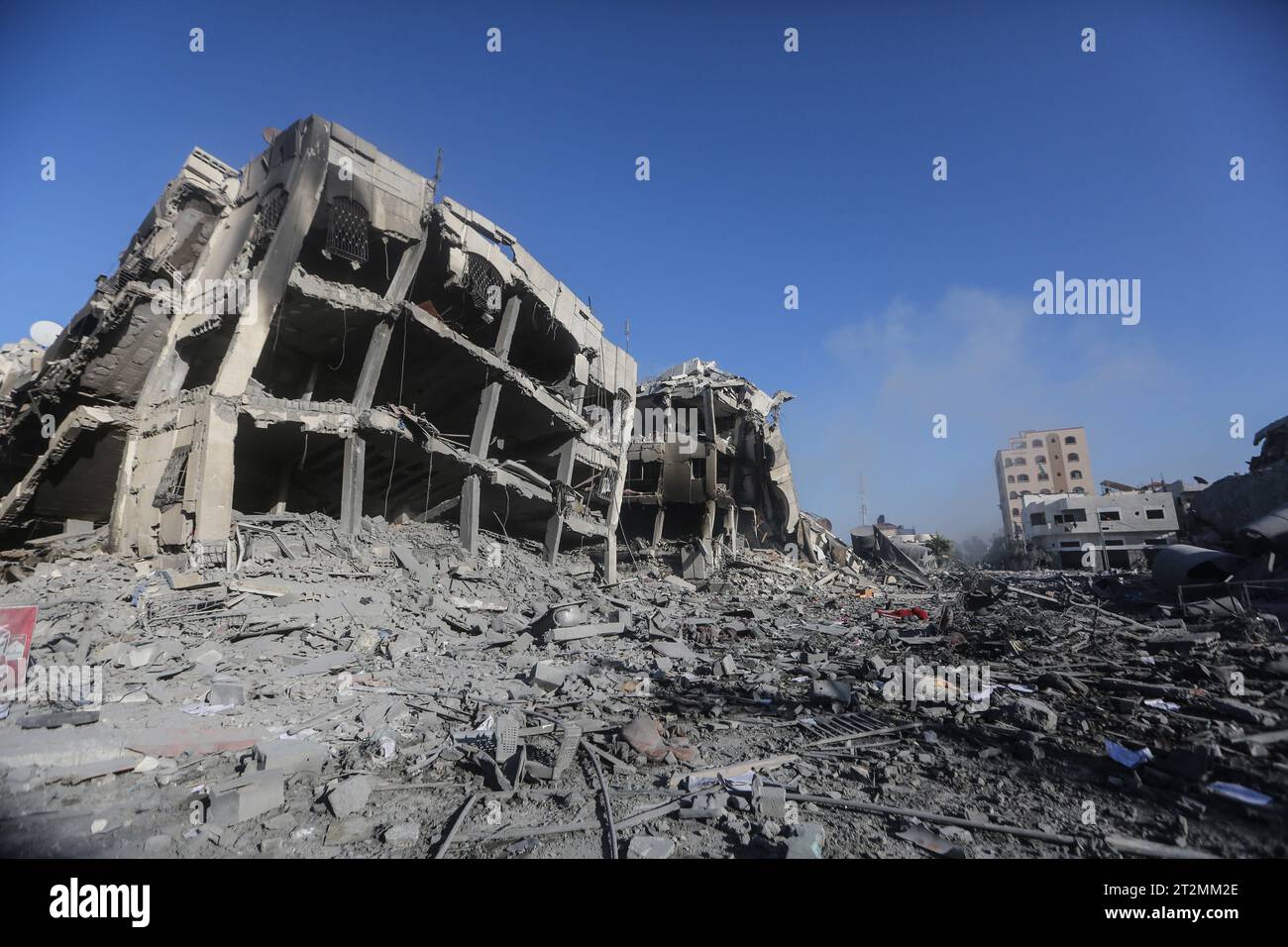 Al Zahra, Palestinian Territories. 20th Oct, 2023. A general view of ...