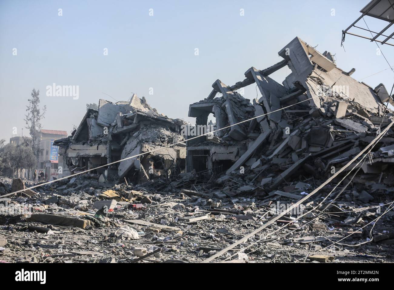 Al Zahra, Palestinian Territories. 20th Oct, 2023. A general view of ...