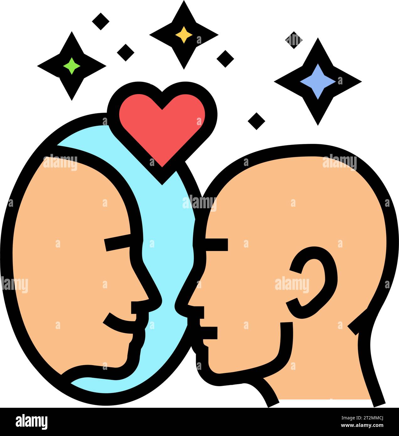 positive affirmations motivation color icon vector illustration Stock ...