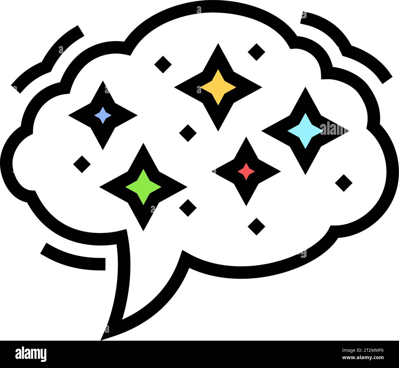 Inspiration speech bubble line hi-res stock photography and images - Alamy