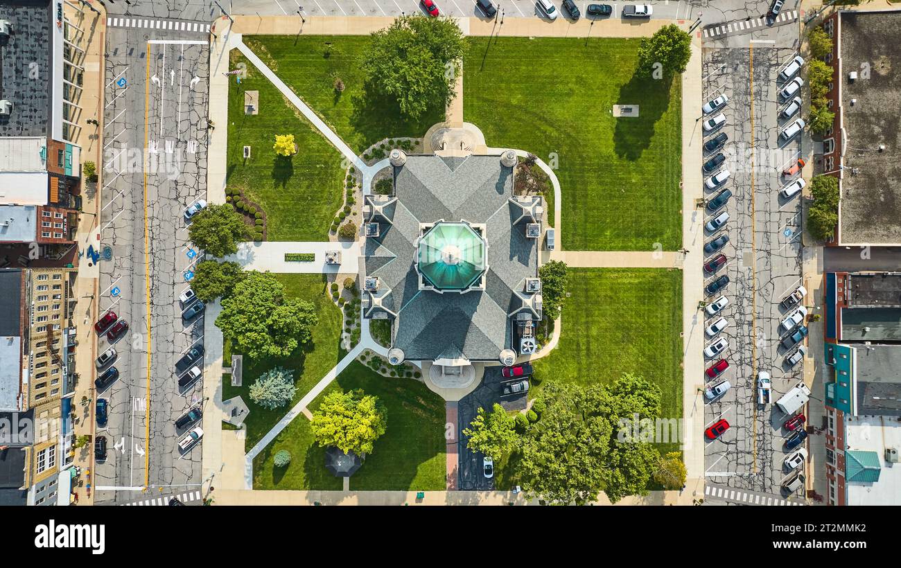 Courthouse aerial hi-res stock photography and images - Alamy