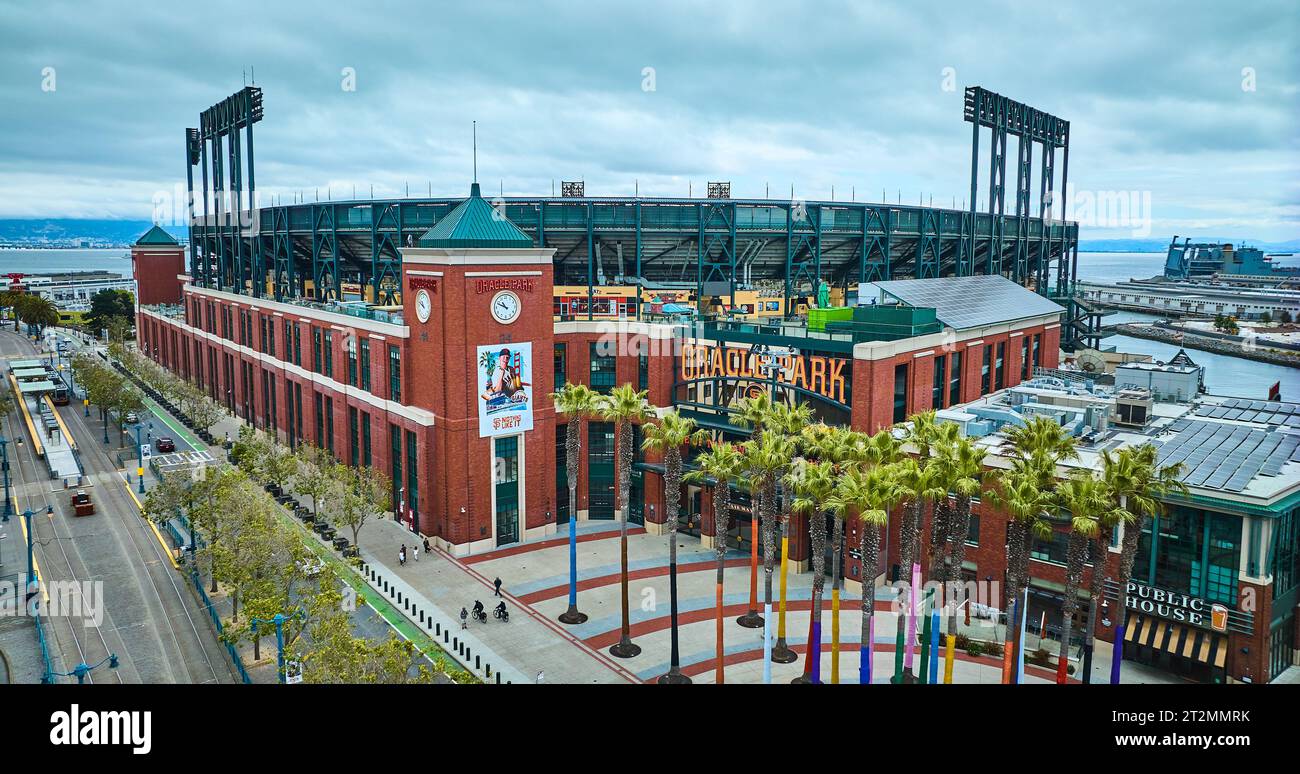 Aerial of oracle park hi-res stock photography and images - Alamy