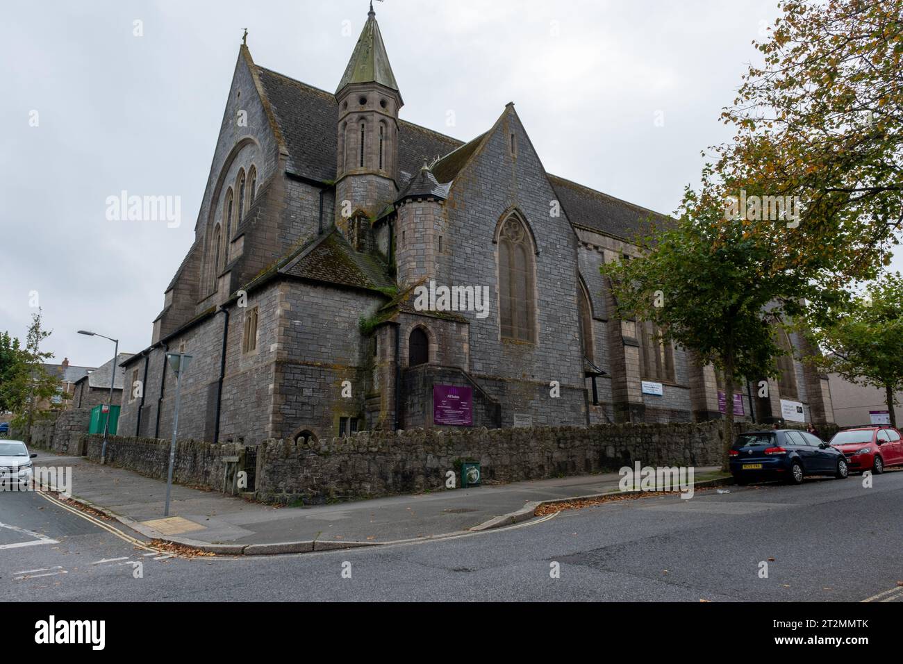 All Saints Church Falmouth, UK Stock Photo - Alamy