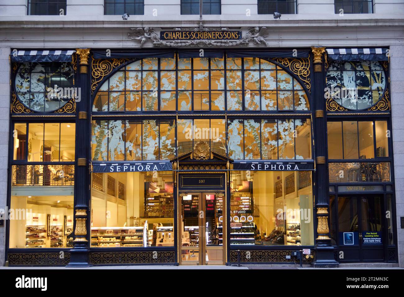 The Facade Of The Charles Scribner's Sons Building On 5th Ave New York ...