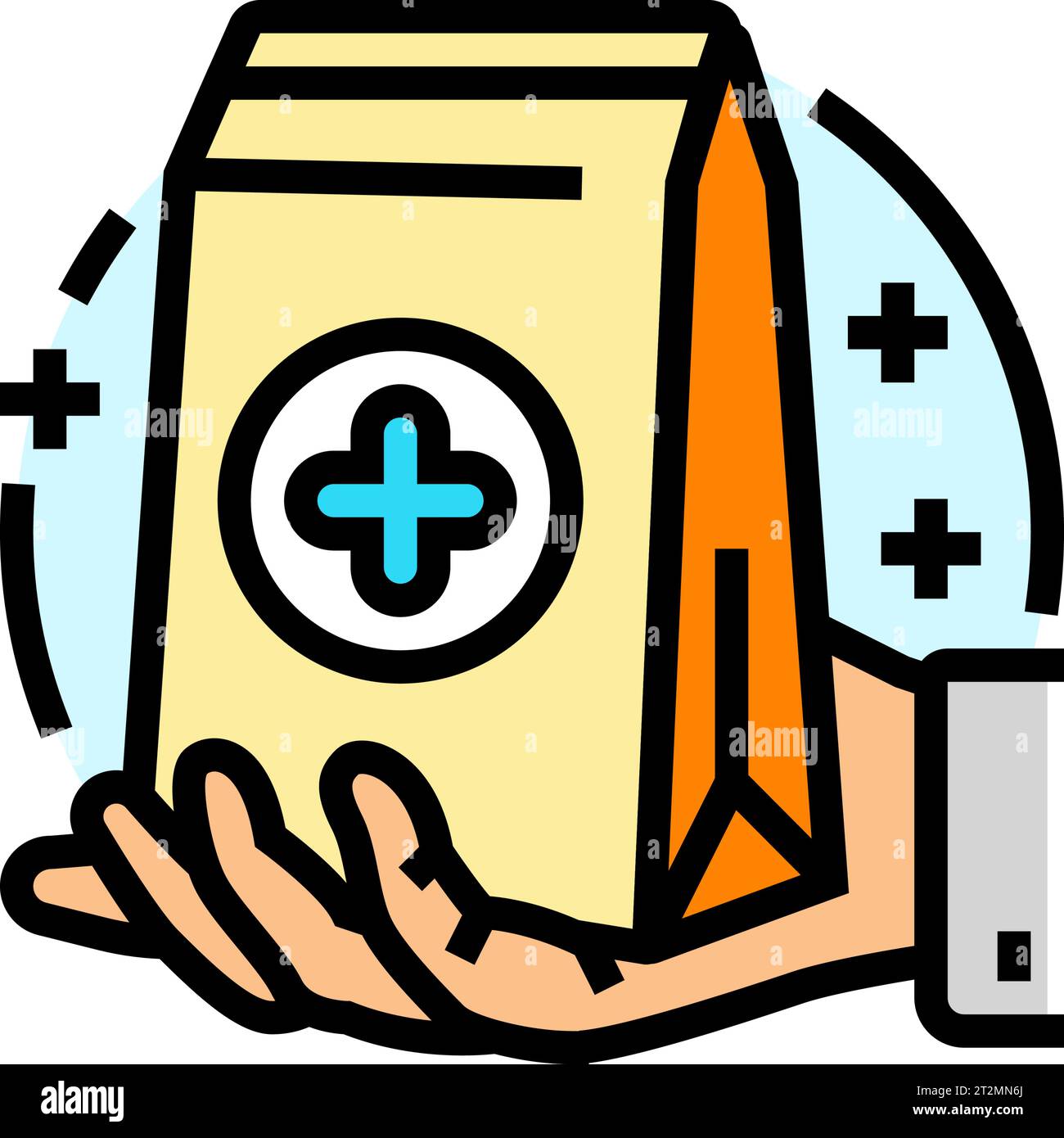 medication dispensing pharmacist color icon vector illustration Stock ...