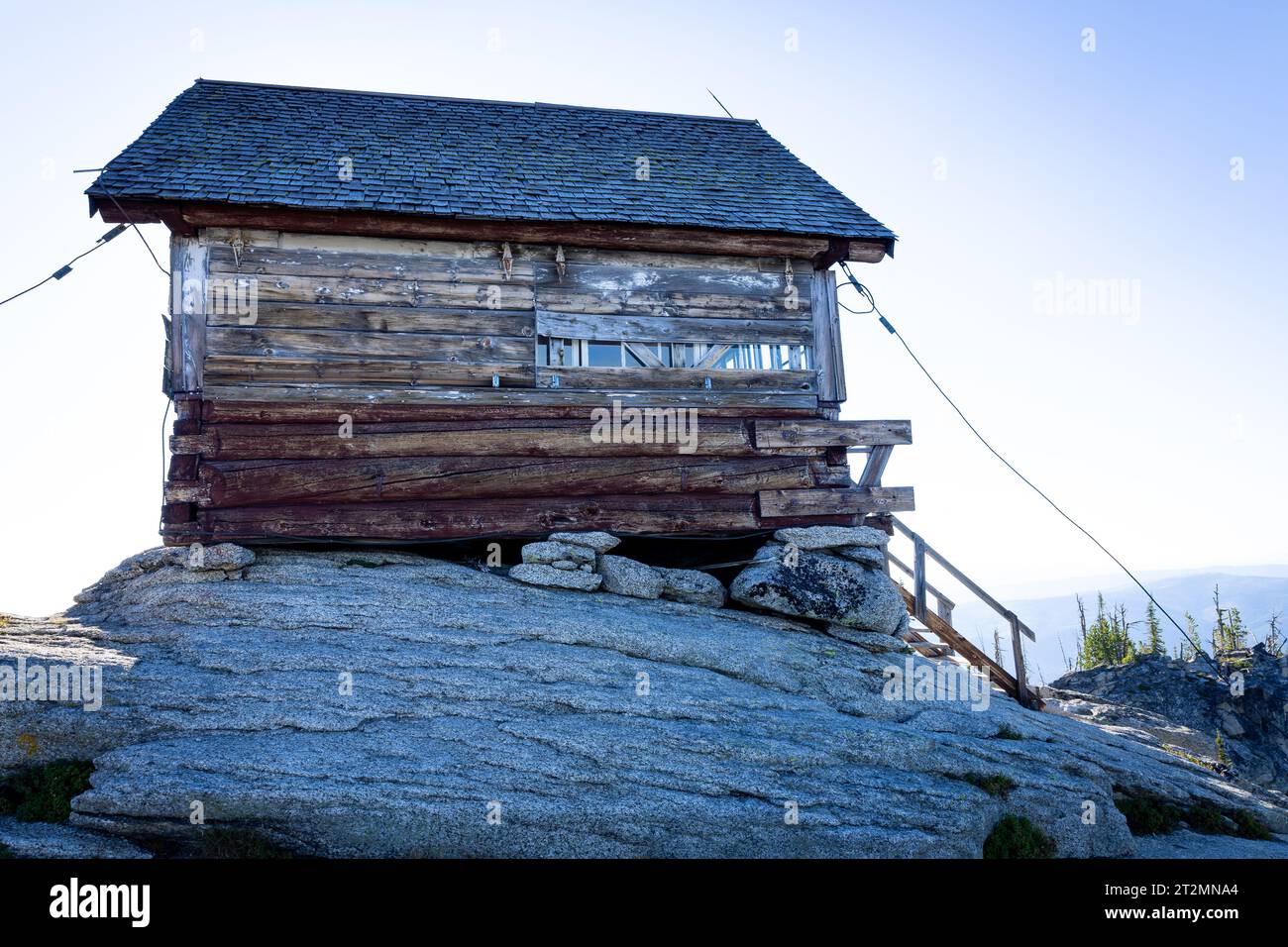Decommissioned fire lookout Stock Photo - Alamy