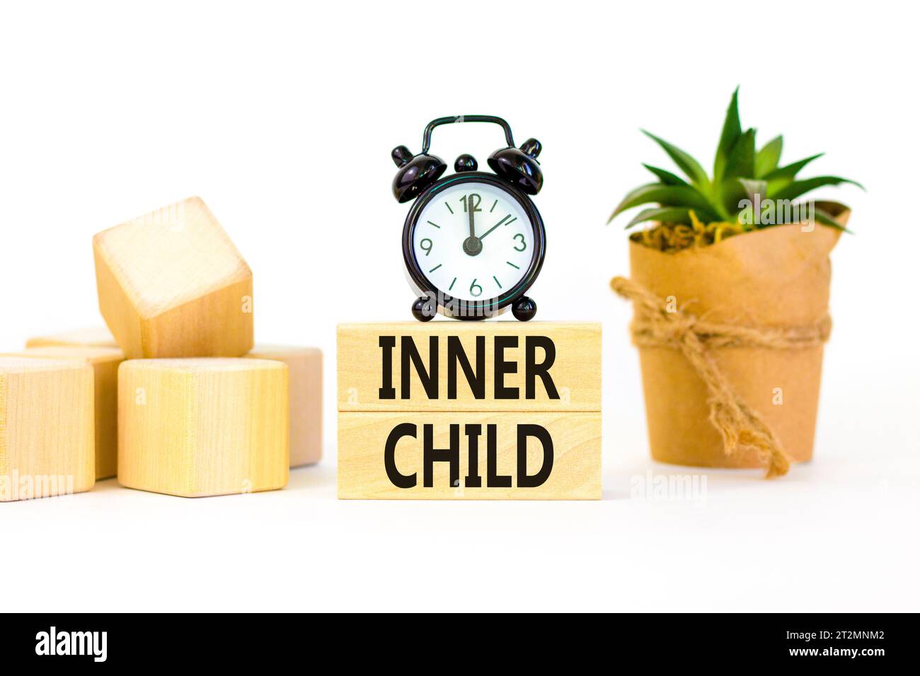 Inner child symbol. Concept words Inner child on beautiful wooden block ...