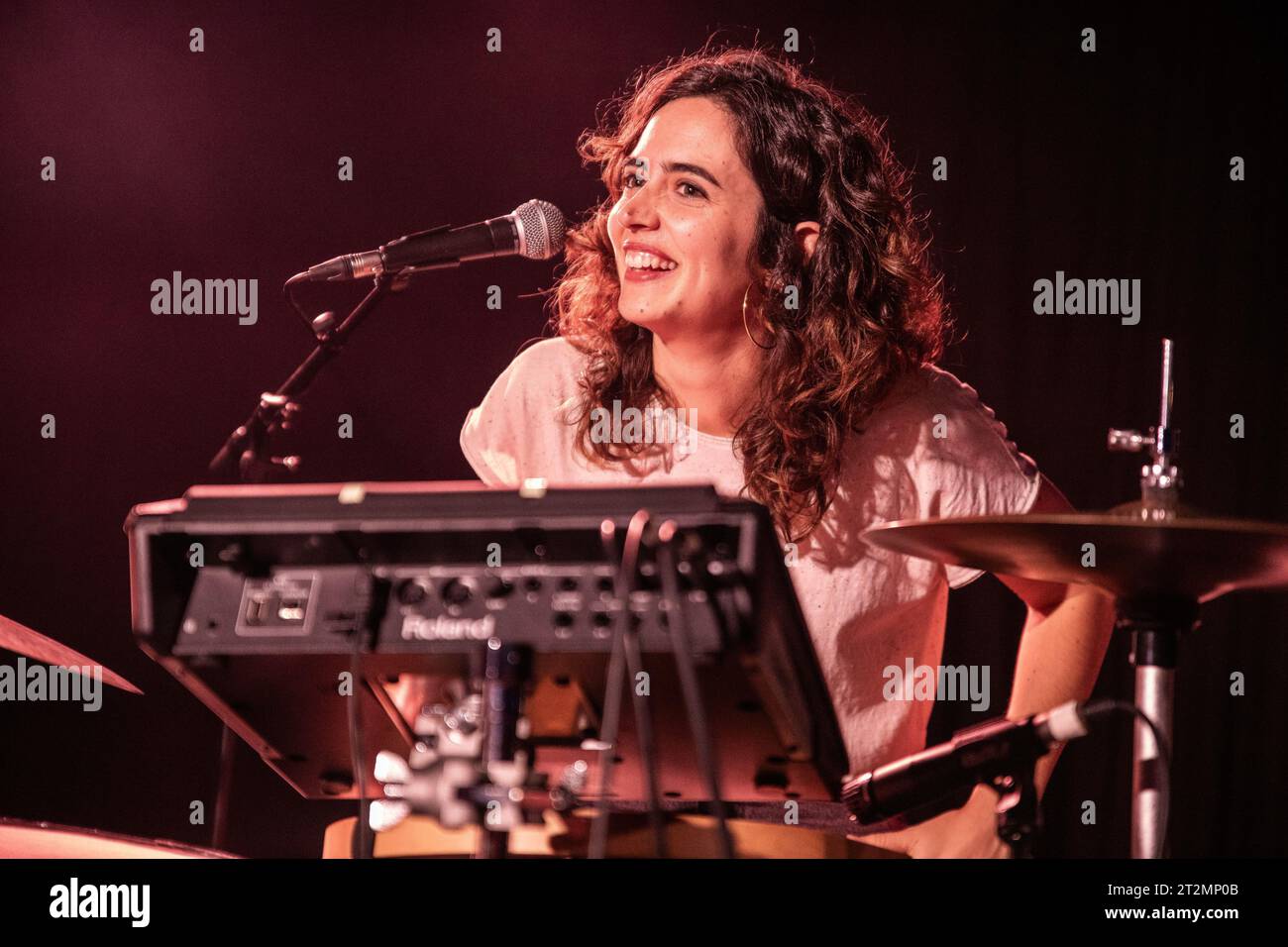 Barcelona, Spain. 2023.10.19. Anna Andreu and Marina Arrufat perform on ...