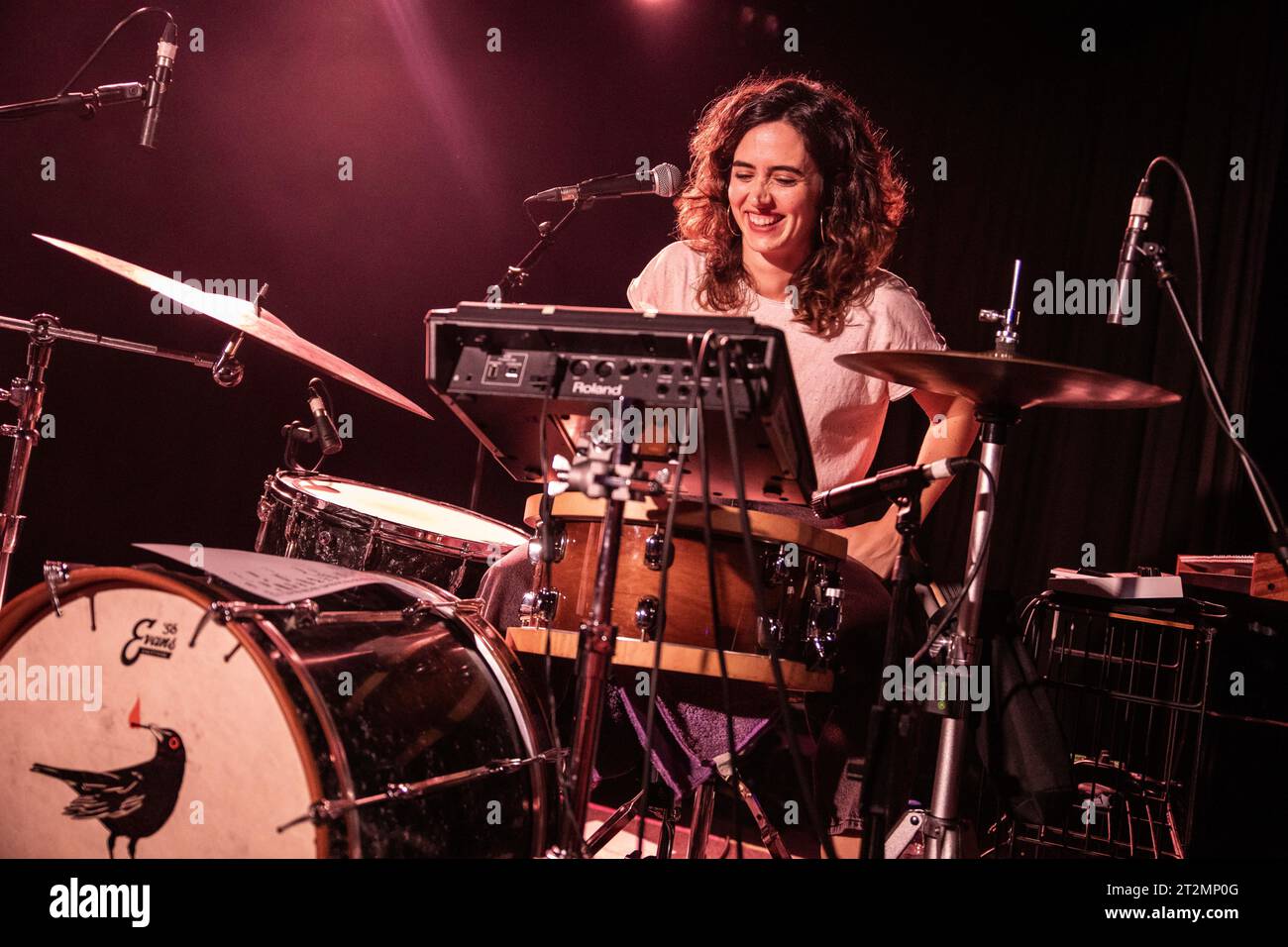 Barcelona, Spain. 2023.10.19. Anna Andreu and Marina Arrufat perform on ...