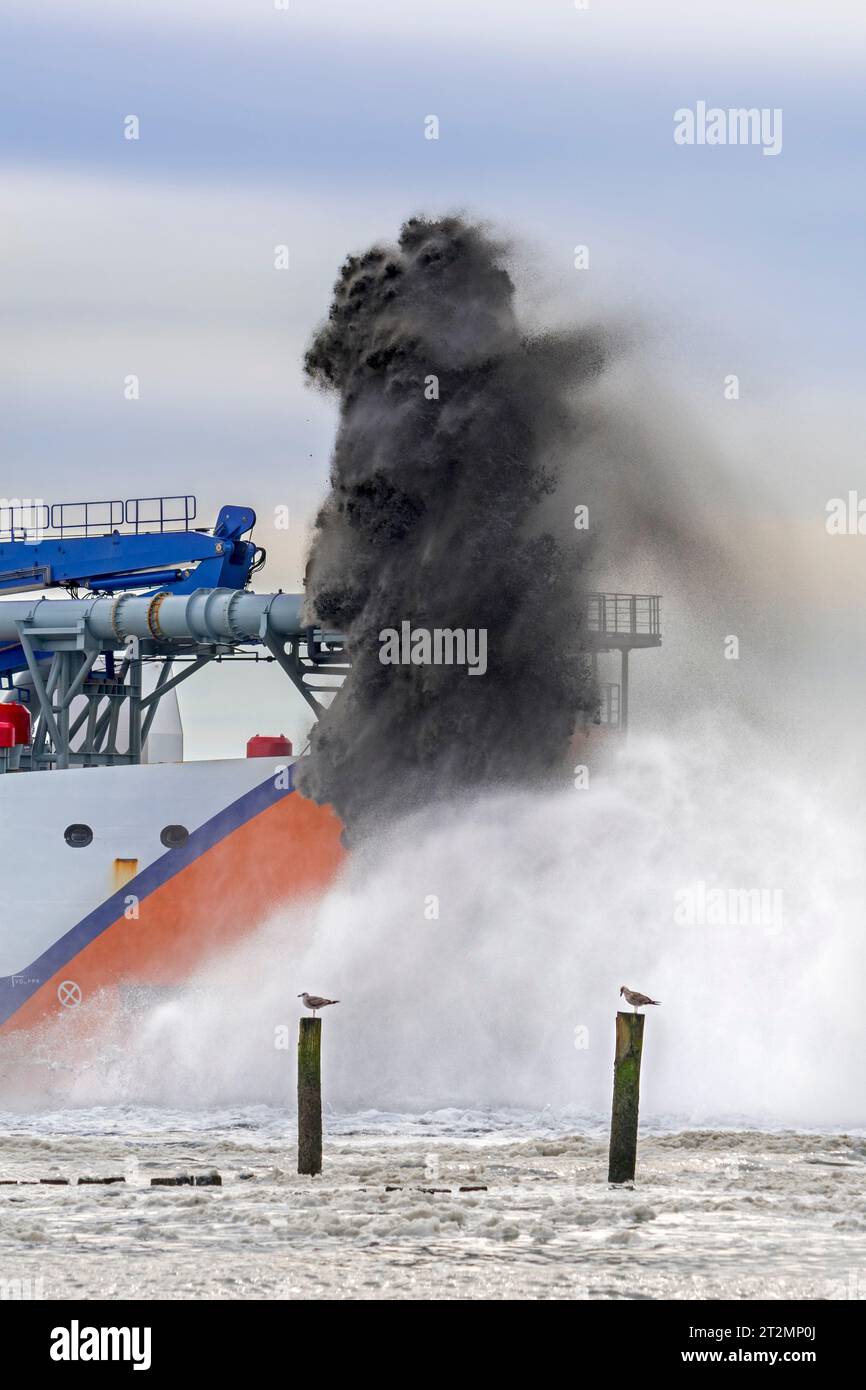 Trailing suction hopper dredger Vox Apolonia of Van Oord, Dutch ...