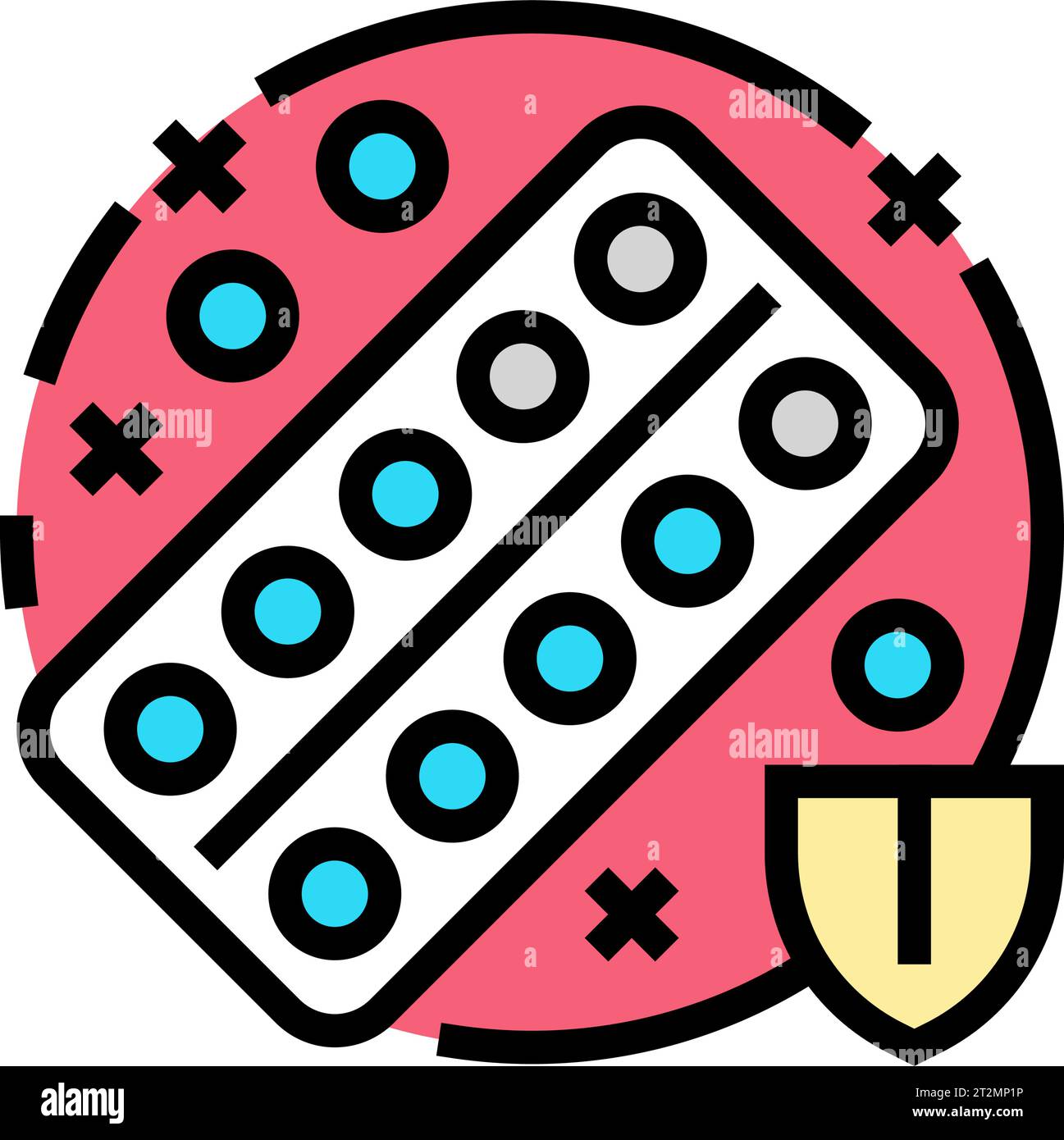 medication safety pharmacist color icon vector illustration Stock ...