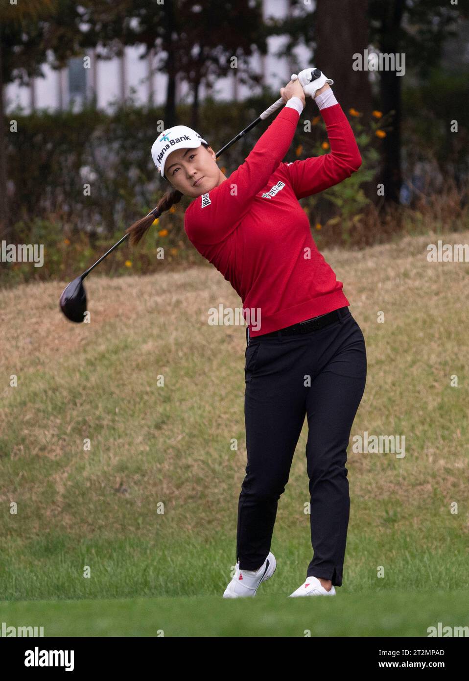 Paju, South Korea. 19th Oct, 2023. Minji Lee from Australian, plays ...