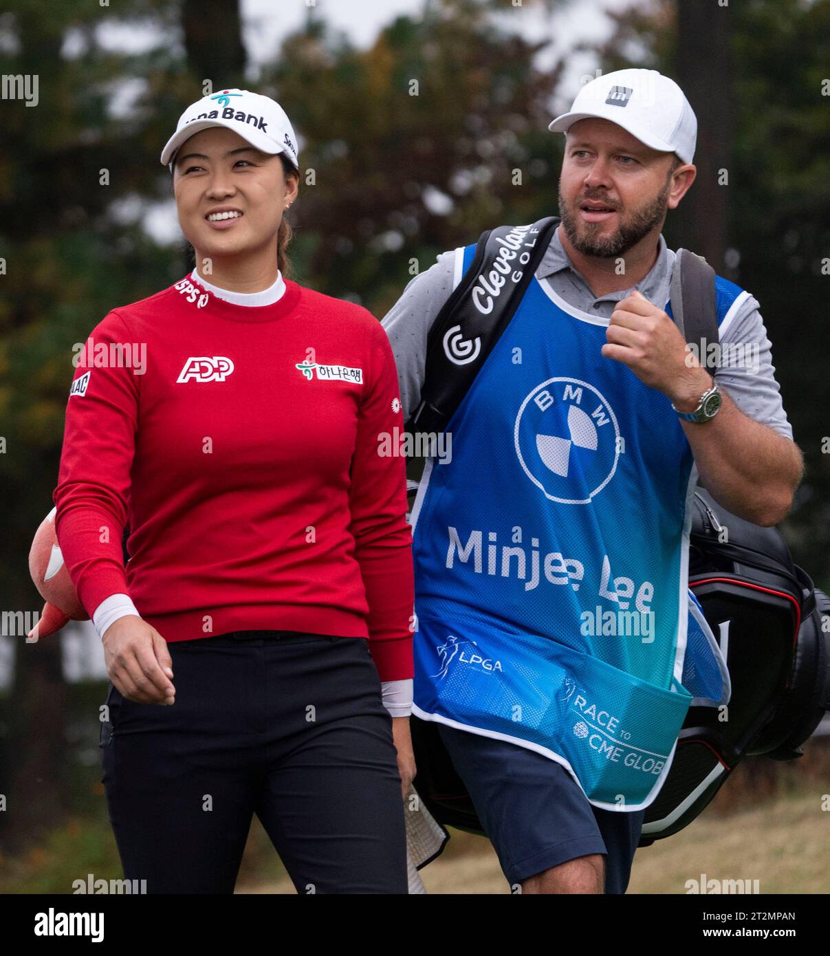 Paju, South Korea. 19th Oct, 2023. Minji Lee from Australian, plays ...