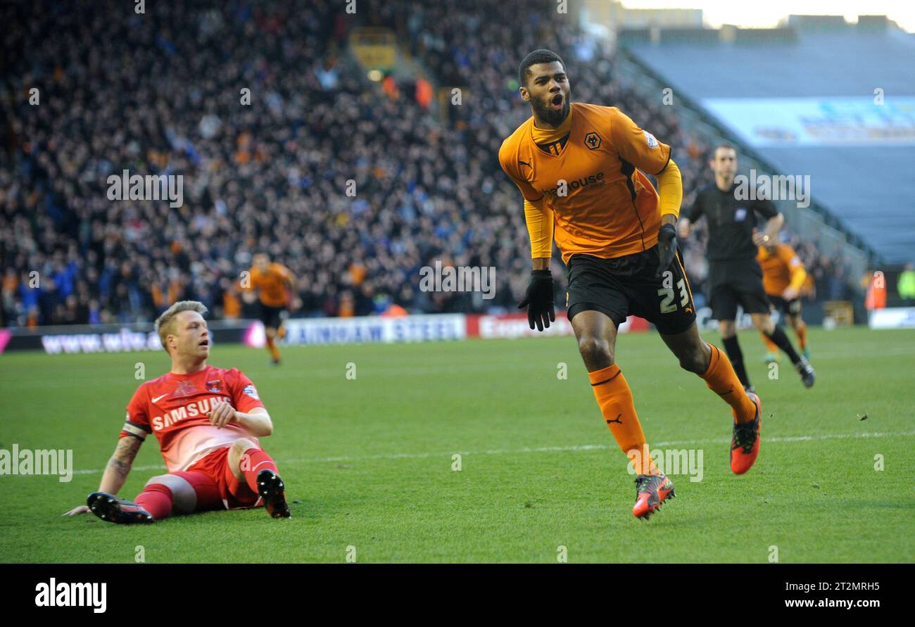 Ethan Ebanks-Landell of Wolverhampton Wanderers celebrates after ...