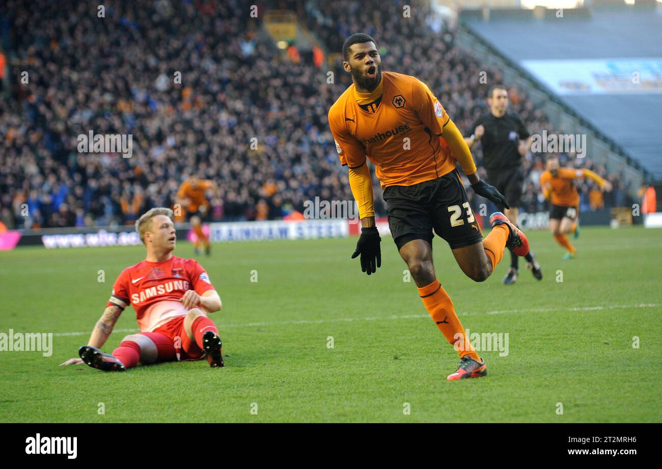 Ethan Ebanks-Landell of Wolverhampton Wanderers celebrates after ...