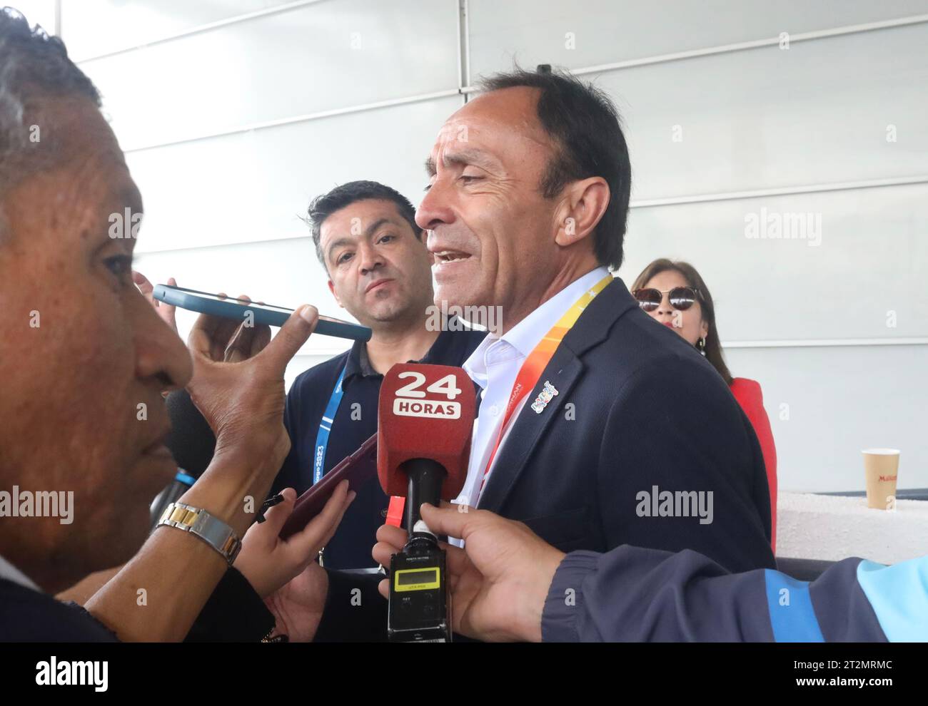 Santiago, Chile. 20th Oct, 2023. (SPO) Press Conference with Chile ...