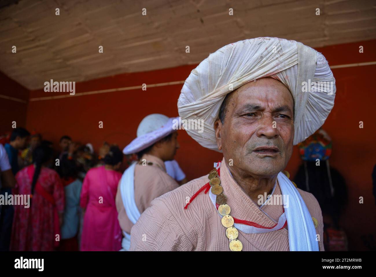 Shikali Jatra in Nepal A Nepali Hindu priest gets ready for the rituals ...