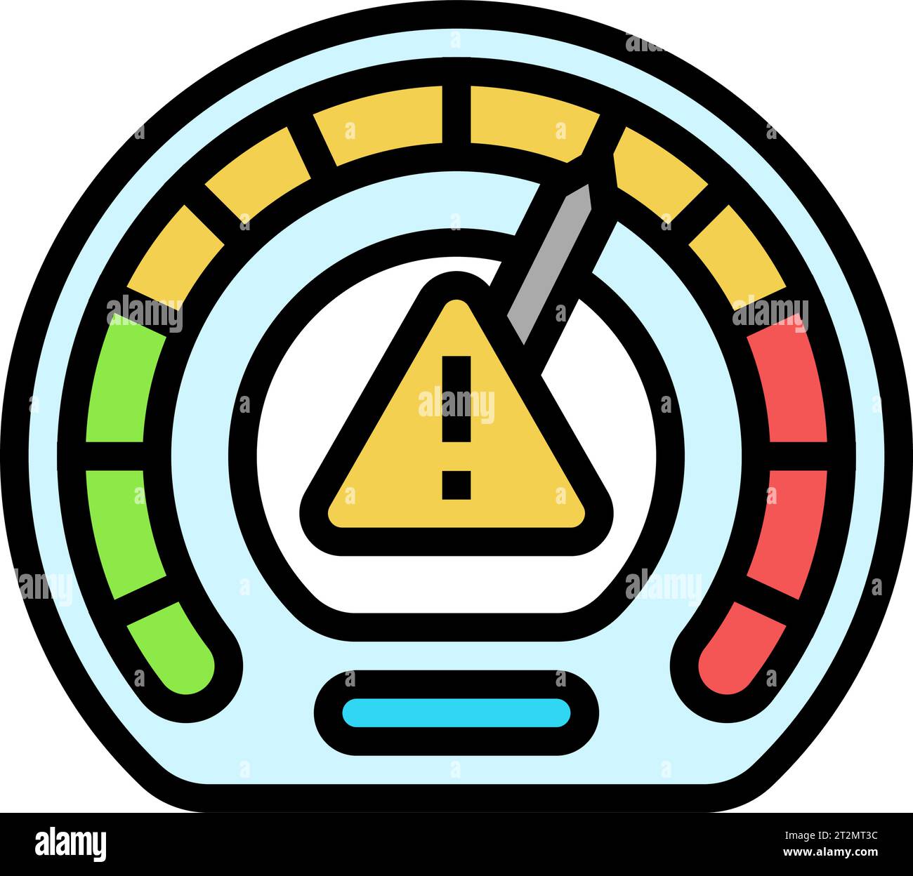 assessment framework risk color icon vector illustration Stock Vector ...