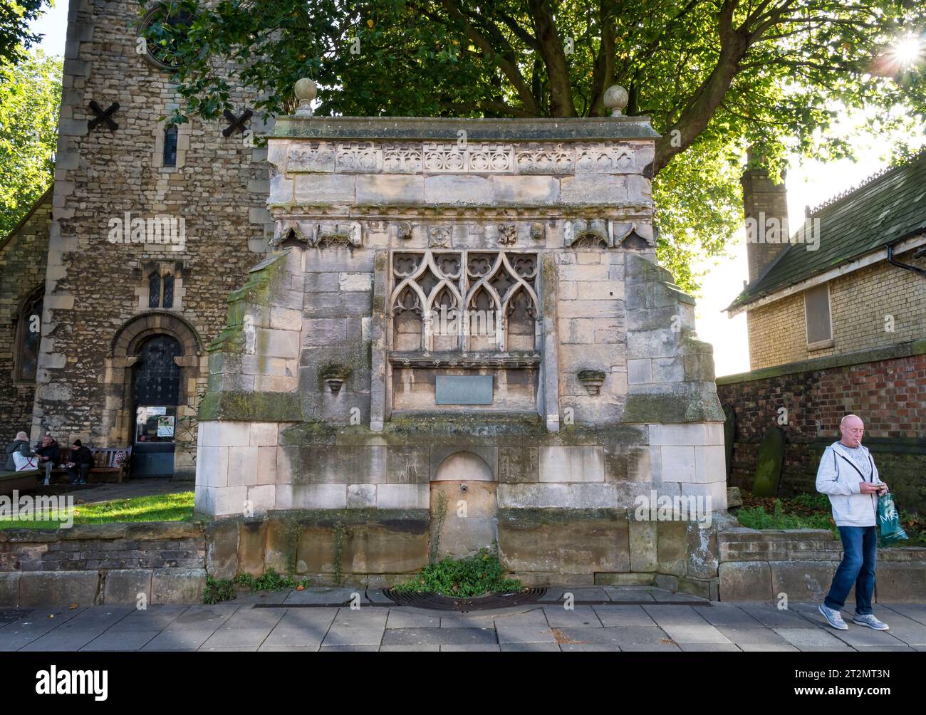 St Mary's Conduit, High Street, Lincoln City, Lincolnshire, England, UK ...