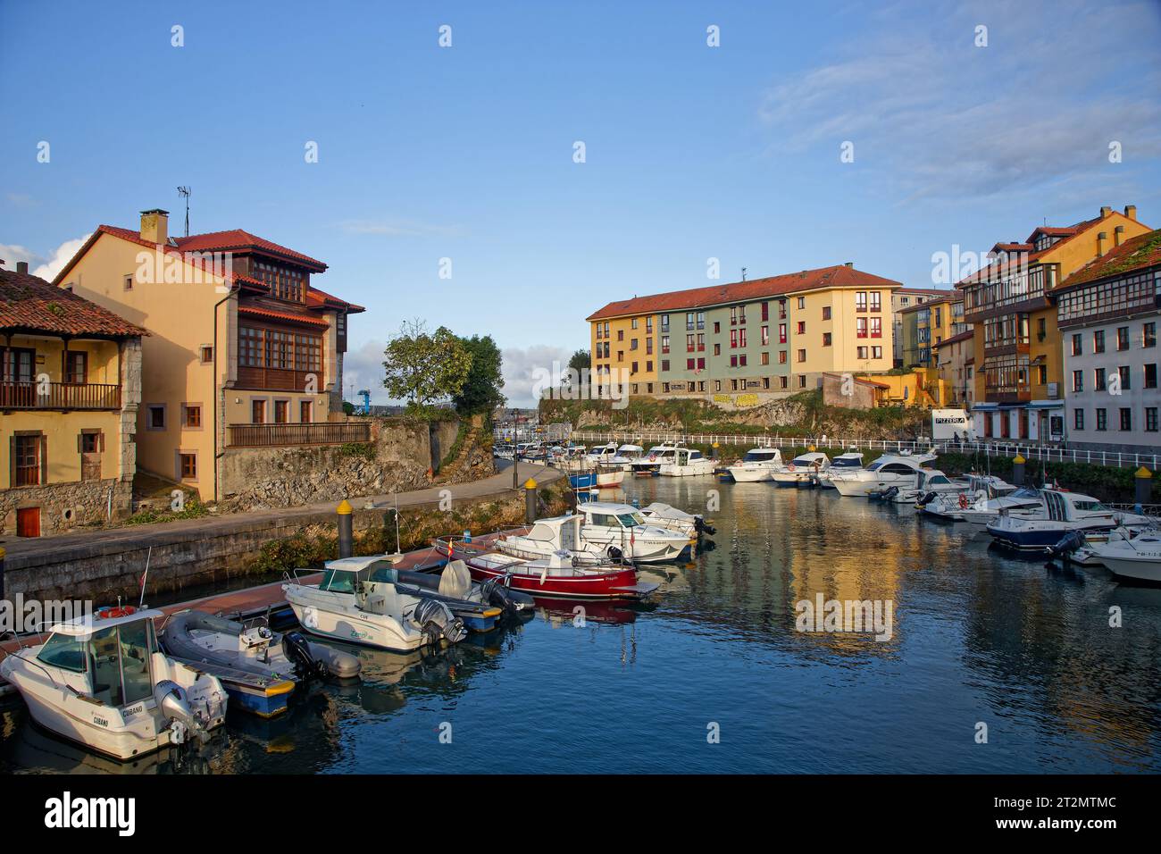 LLANES, SPAIN, September 29, 2023 : Port of fishing and pleasure ...