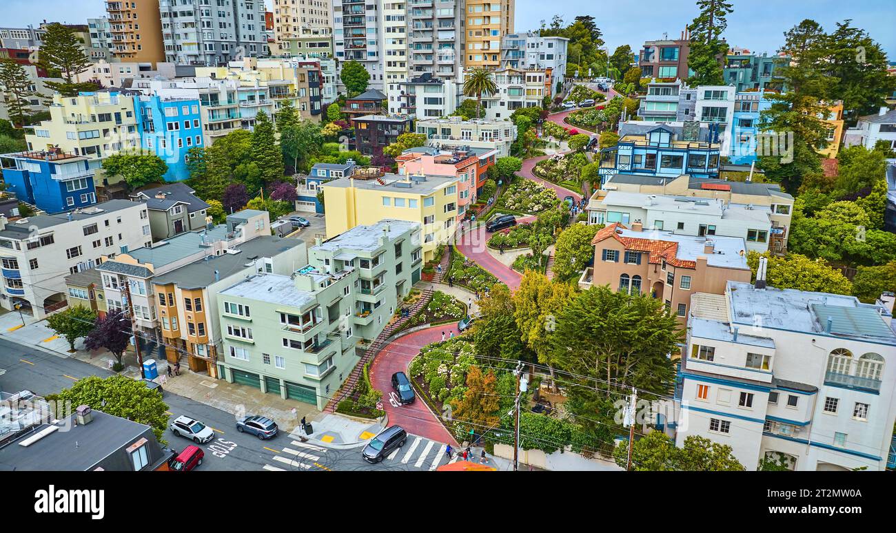 Capturing aerial view cars hi-res stock photography and images - Alamy