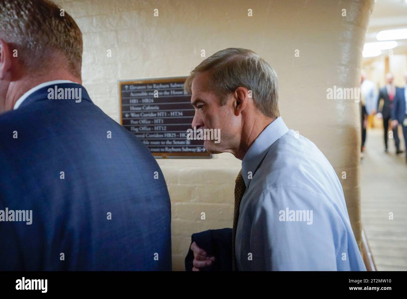 Rep. Jim Jordan, R-Ohio, arrives for a meeting with Republicans at the ...