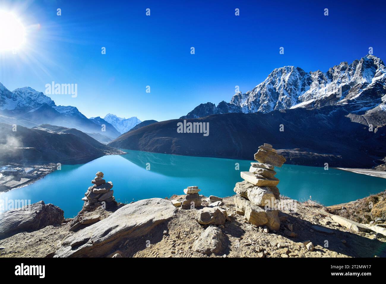 View from Gokyo Ri to the Gokyo lake Stock Photo - Alamy