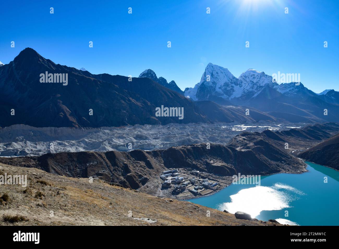 View from Gokyo Ri to the Gokyo lake Stock Photo - Alamy