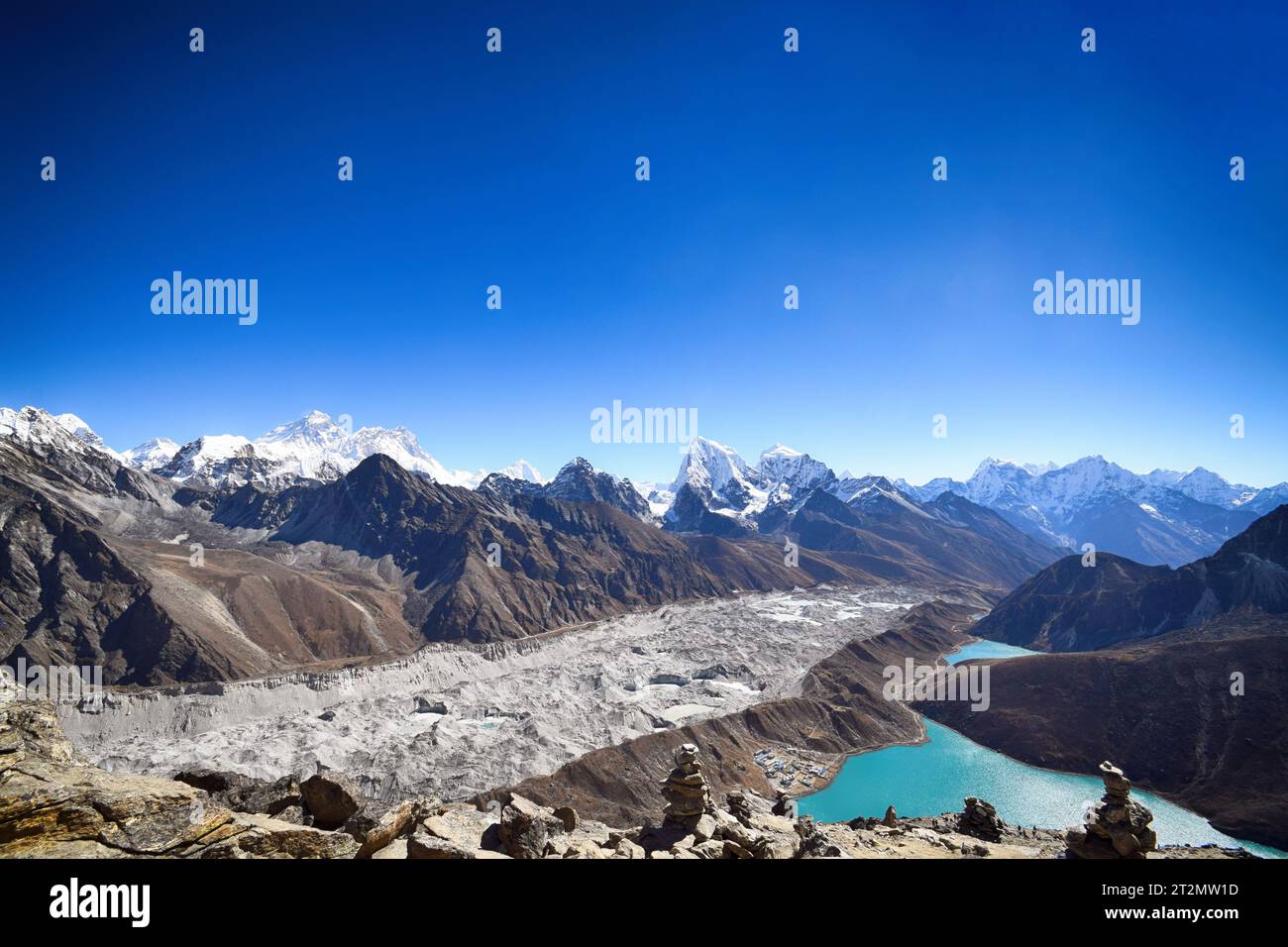 View from Gokyo Ri to the Gokyo lake Stock Photo - Alamy