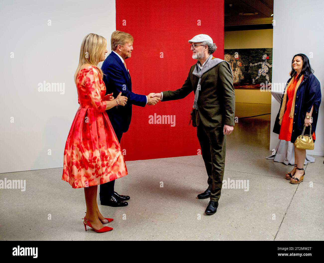 King Willem-Alexander and Queen Maxima of The Netherlands at the Norval ...