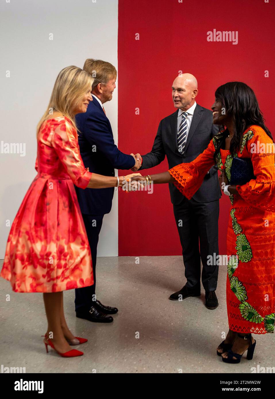King Willem-Alexander and Queen Maxima of The Netherlands at the Norval ...
