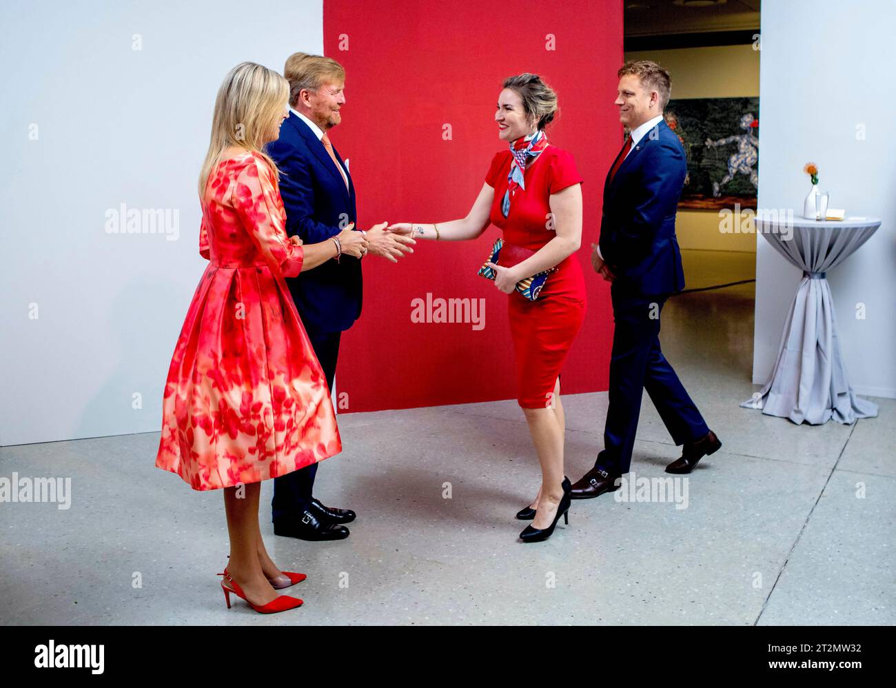 King Willem-Alexander and Queen Maxima of The Netherlands at the Norval ...