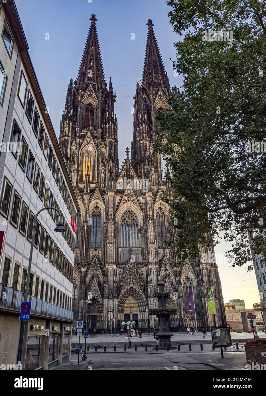 Cologne Cathedral is a famous monument of German Catholicism and Gothic ...