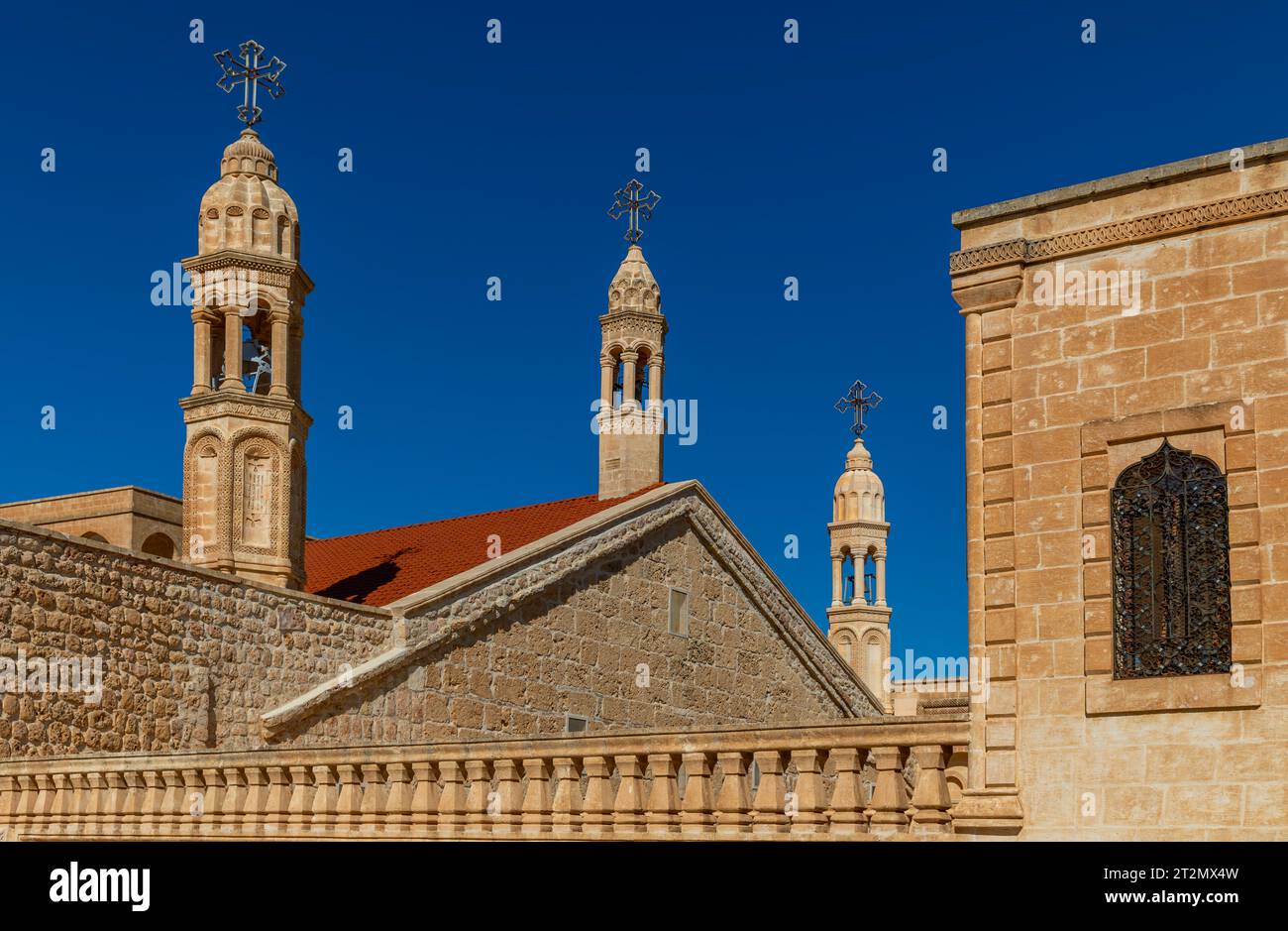 Mor Gabriel Monastery in Midyat, Mardin. Turkey. Mor Gabriel Monastery ...