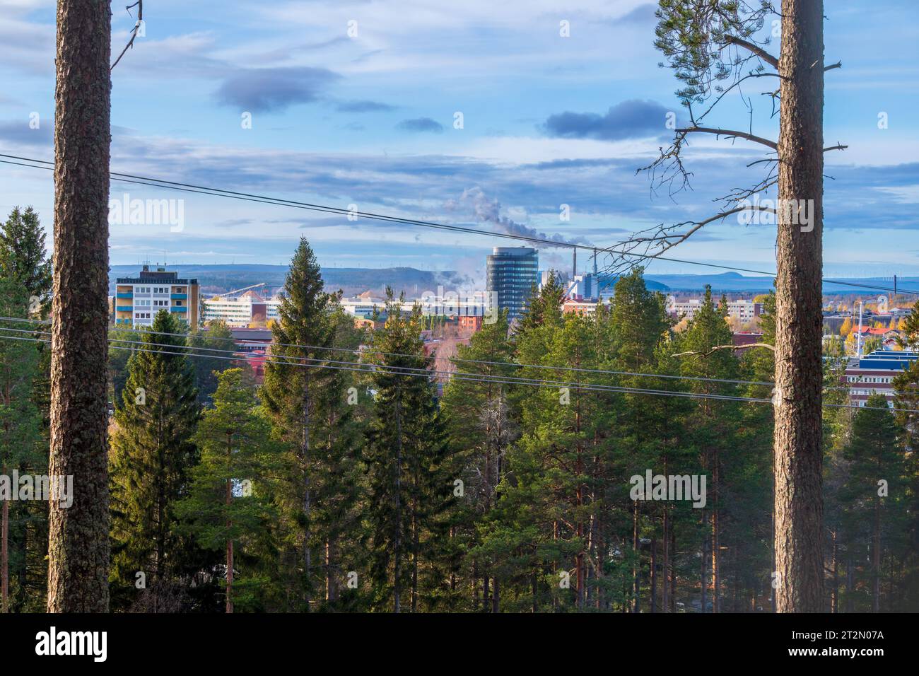 Fall landscape in sweden Stock Photo - Alamy