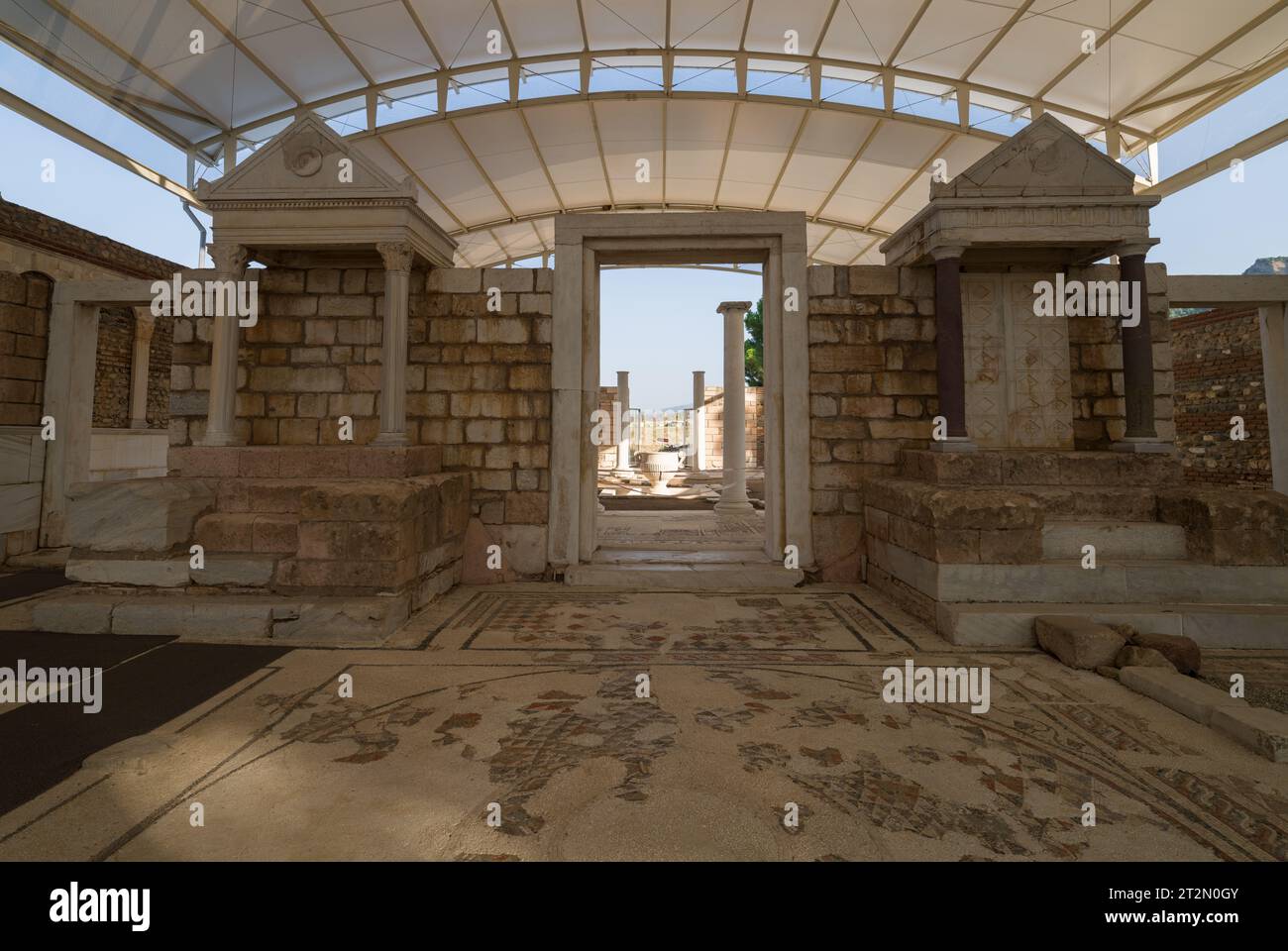 Salihli, Manisa, Turkey. 4 October 2023.Ancient city Sardes or Sardis ...