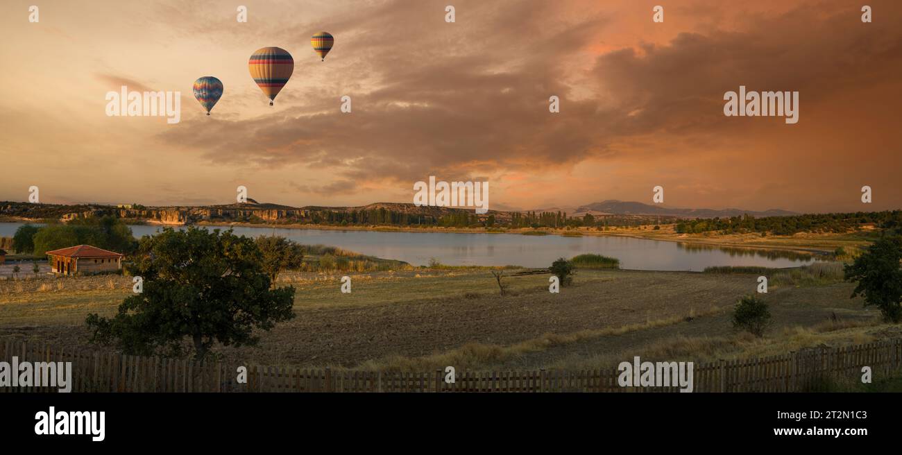 Lake Emre in the Phrygian valley. Phrygian valley tour with balloons ...