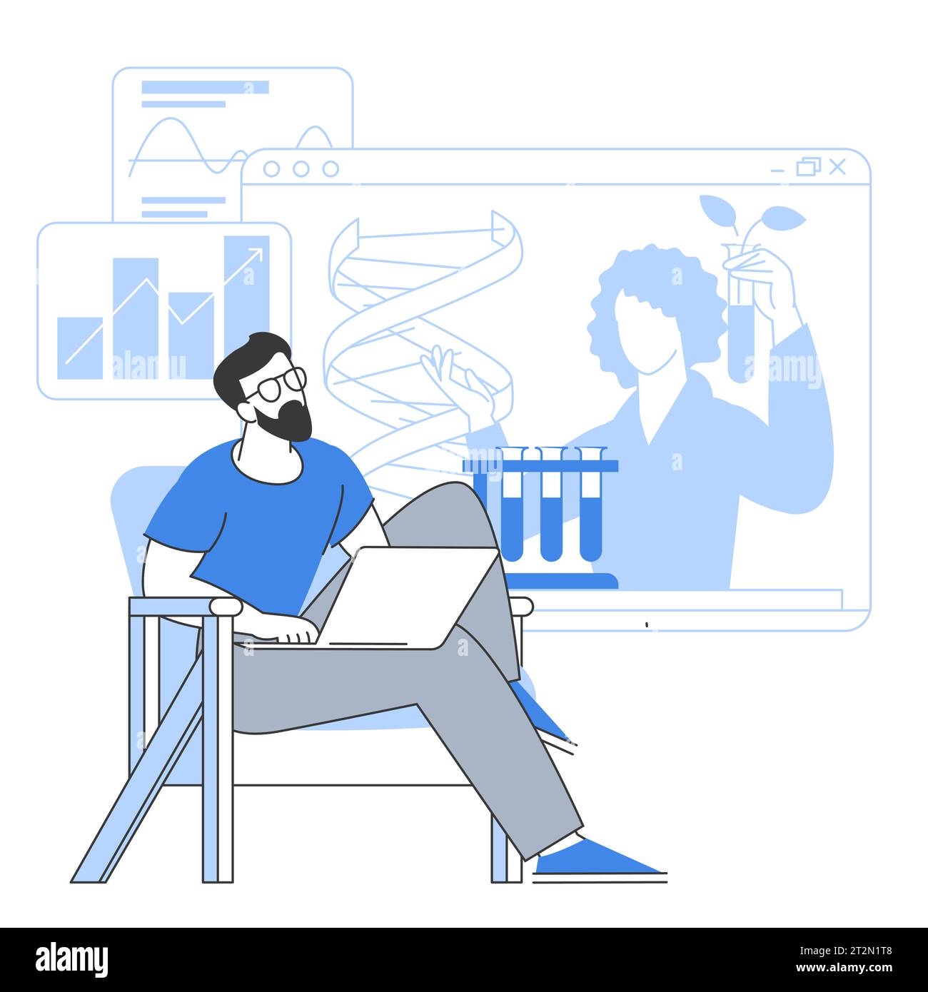 Online education concept Stock Vector Image & Art - Alamy