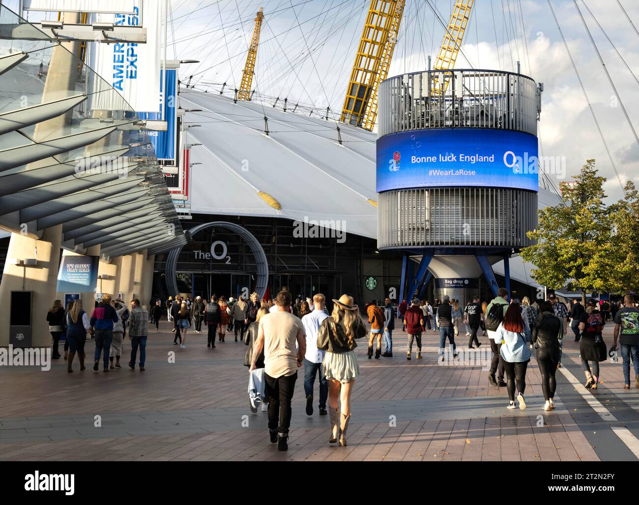 EDITORIAL USE ONLY A message of support for the England Rugby team ...