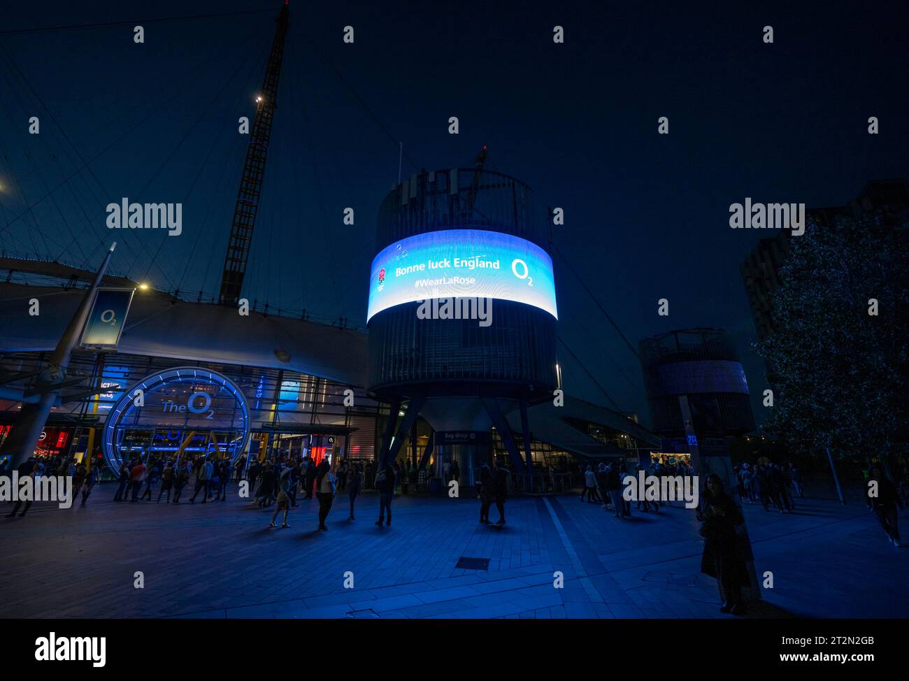 EDITORIAL USE ONLY A message of support for the England Rugby team ...