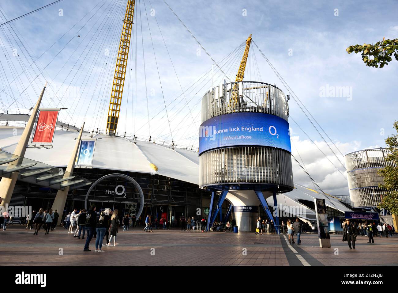 EDITORIAL USE ONLY A message of support for the England Rugby team ...