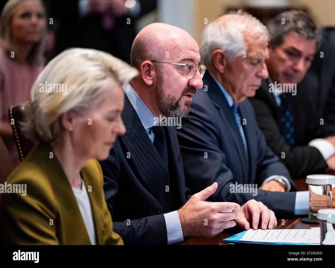 Washington, United States. 20th Oct, 2023. European Council President ...