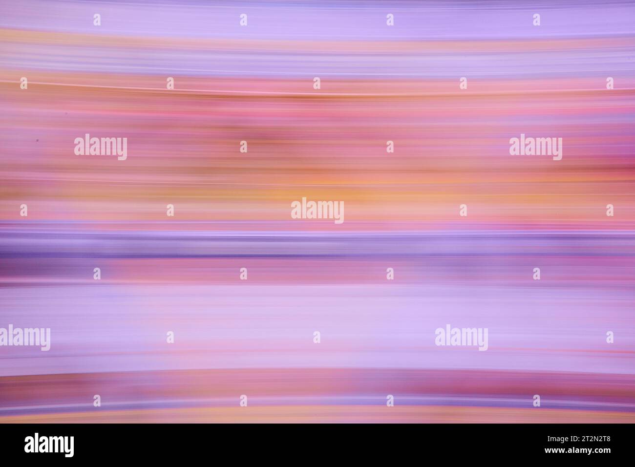 Horizontal blur of colorful lines of pink and purple with hint of ...