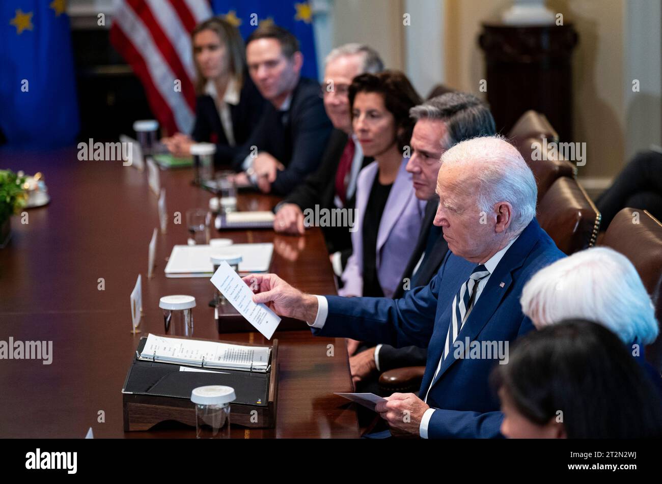 Washington, United States. 20th Oct, 2023. US President Joe Biden ...