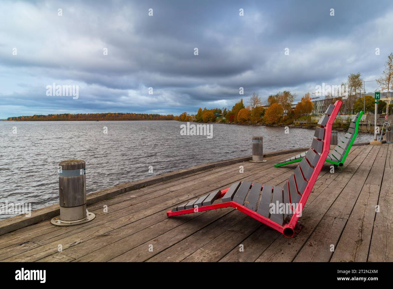 Landscape in luleå sweden Stock Photo - Alamy