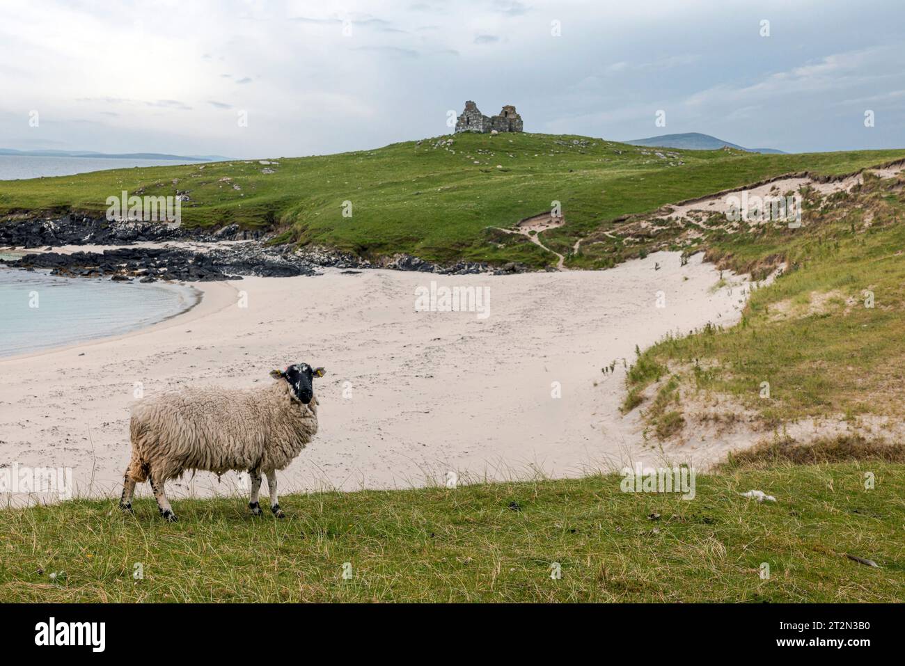 The temple near Northton in the Isle of Harris is a ruined chapel known ...