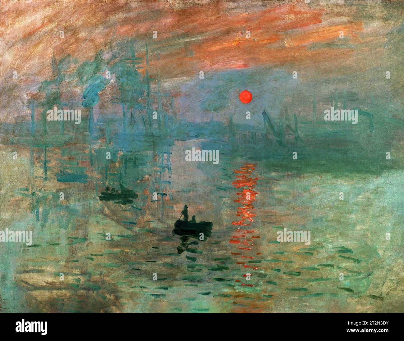 Claude Monet 1840-1296 Impression, Sunrise, 1872, oil on canvas ...