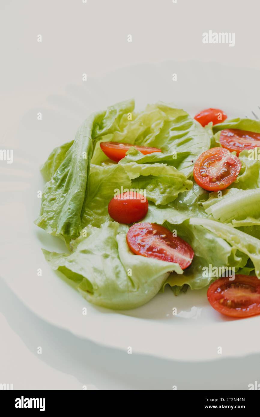 closeup of healthy plate of salad Stock Photo - Alamy
